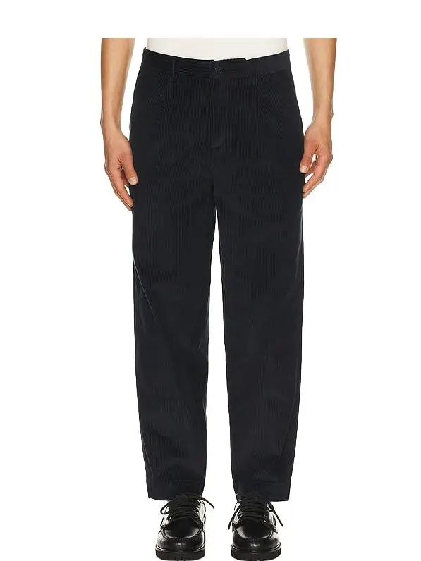 Fred Perry Tapered Corduroy Trouser - Navy