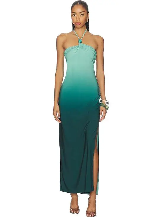 BAOBAB Bari Maxi Dress - Green Lagoon