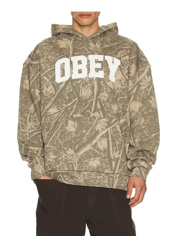 Obey Collegiate Hoodie - Deadwood Tree Camo