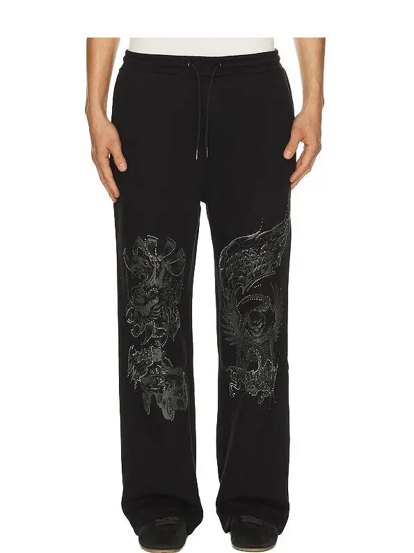 JUNGLES Loud Noises Track Pant - Black