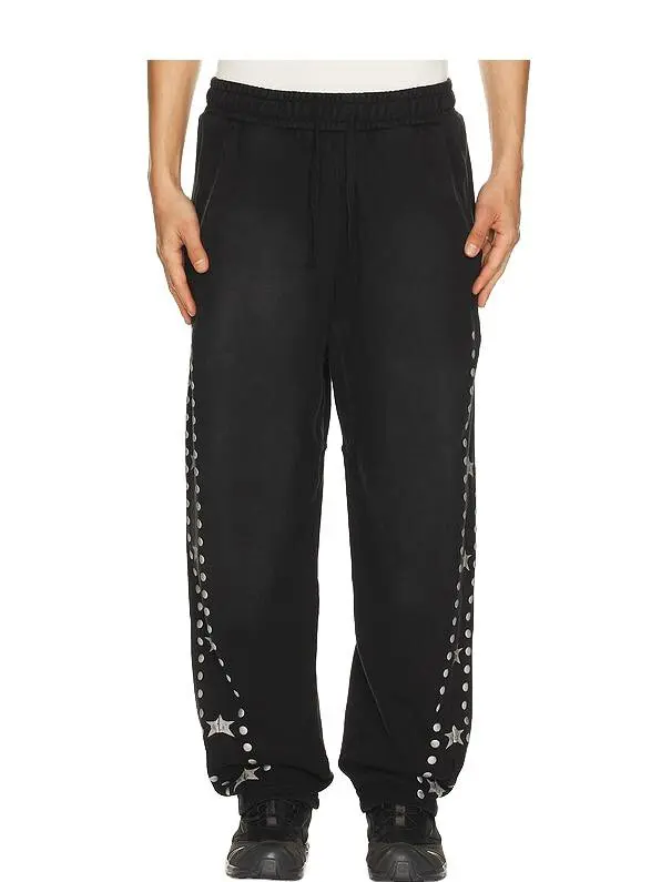 BARRIERS WORLDWIDE X Jimi Hendrix Buster Sweatpants - Black