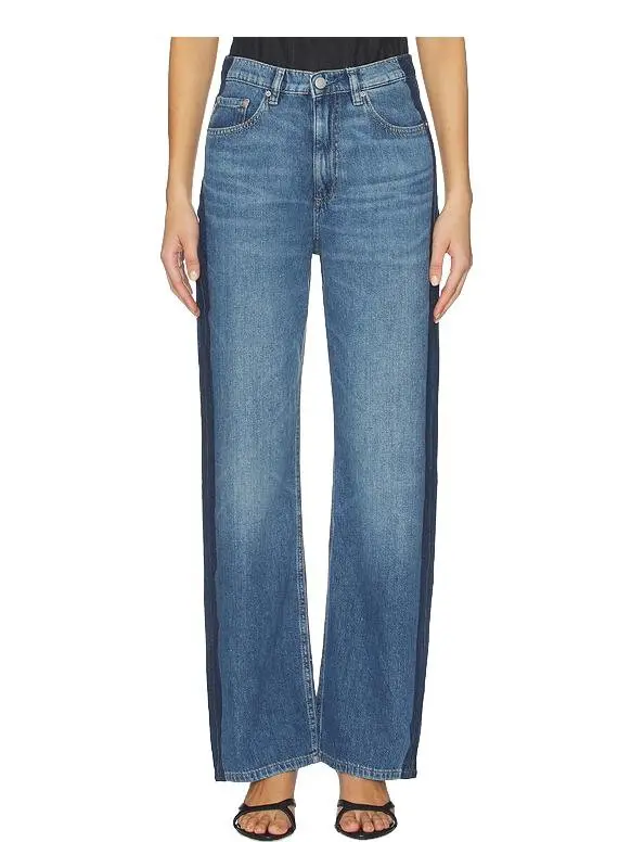 DL1961 Karmine Aura High Rise Refined Leg Jeans - North Shore