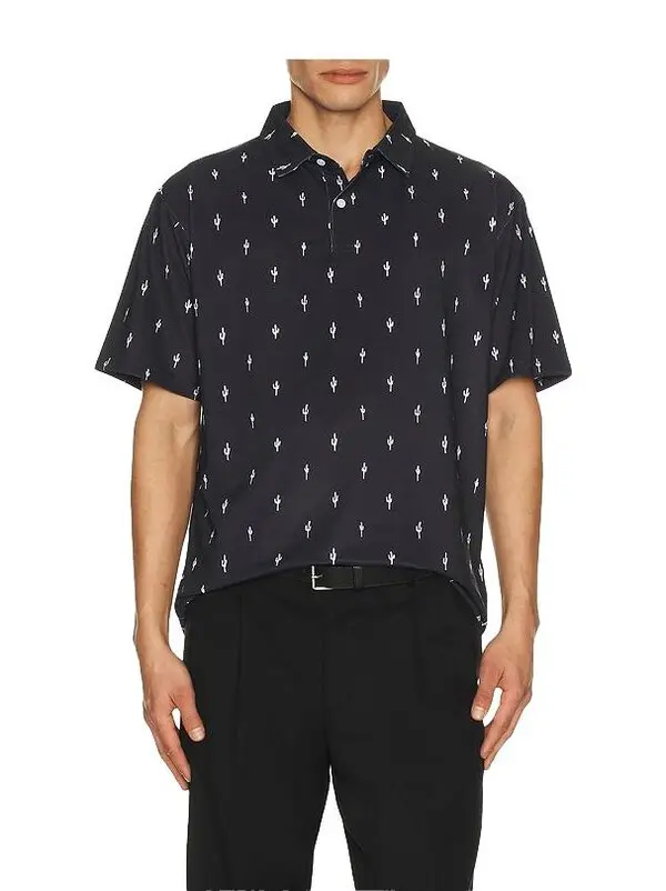 DEVEREUX GOLF The Sonoran Polo - Black