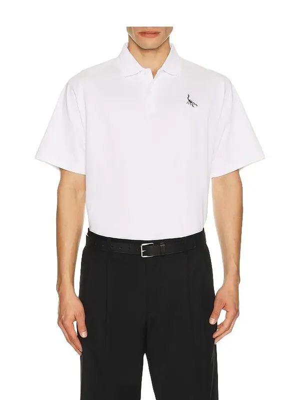 DEVEREUX GOLF The Scorpion Icon Polo - White
