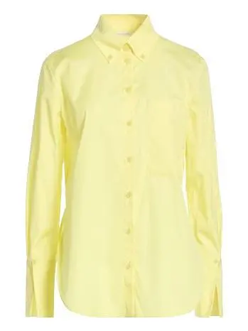 Patrizia Pepe Woven Cotton Shirt - Yellow
