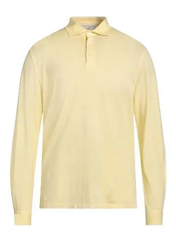 FILIPPO DE LAURENTIIS Polo Shirt Pastel Size Cotton - Yellow