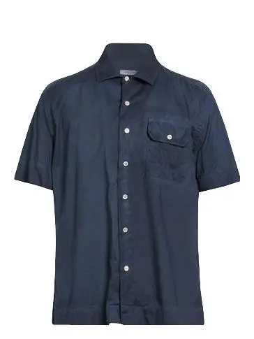 Boglioli Shirt Size Cotton - Navy