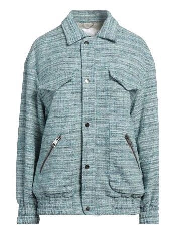 PT TORINO Casual Tweed Jacket - Turquoise
