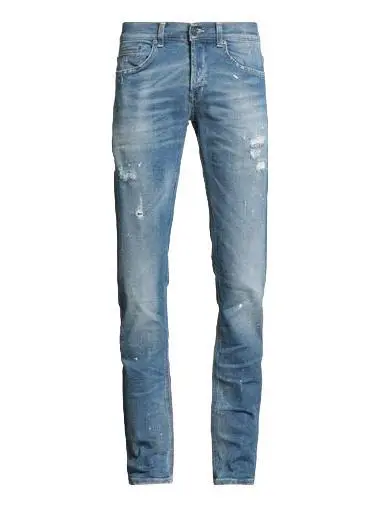 DONDUP Tapered Jeans In Cotton And Elastane - Blue
