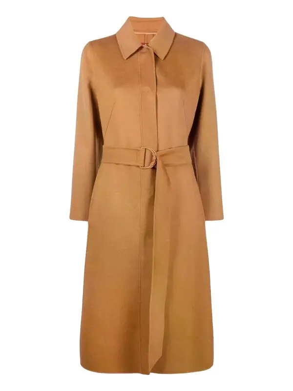 Max Mara Boario Belted Coat - Brown