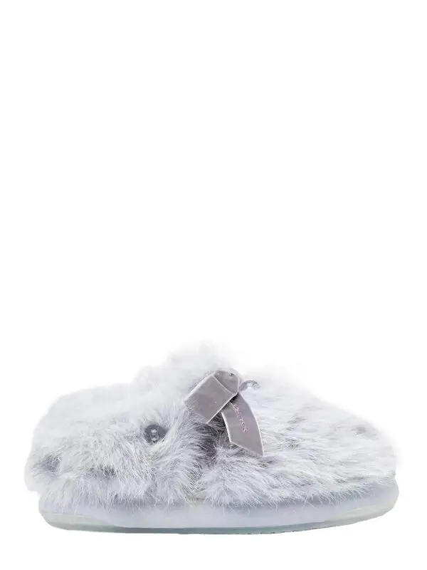 ROCKFISH X Susan Fang Furry Mules - Blue