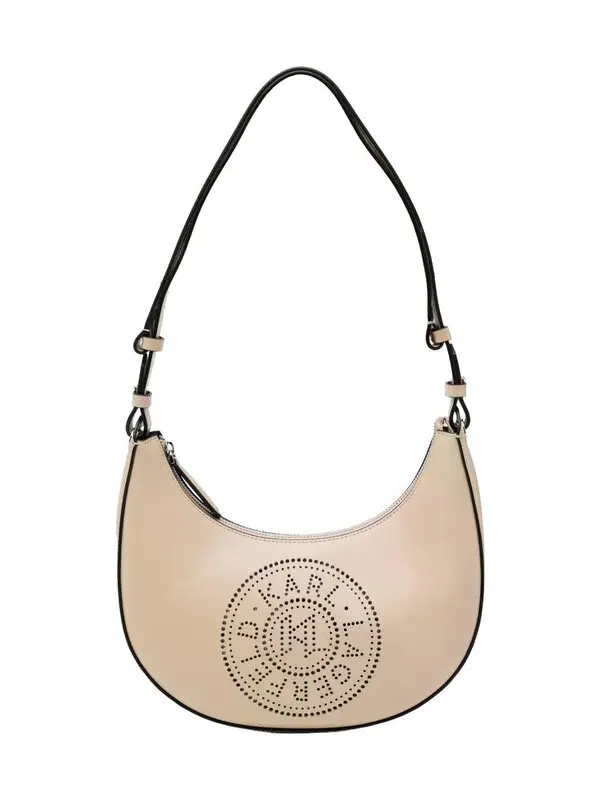 Karl Lagerfeld K Circle Moon Shoulder Bag - Neutrals