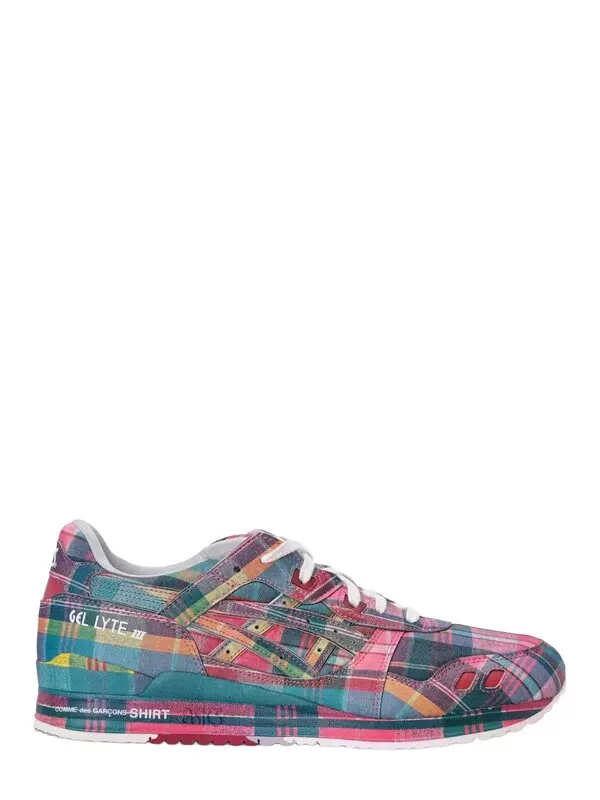 Asics X Comme Des Garçons Leather Sneakers - Pink