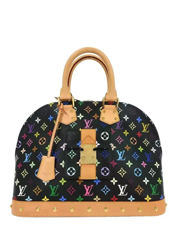 LOUIS VUITTON X Takashi Murakami 2012 Gm Alma Tote Bag - Black