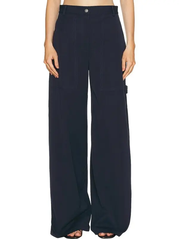 Adam Lippes Jasper Pant - Navy