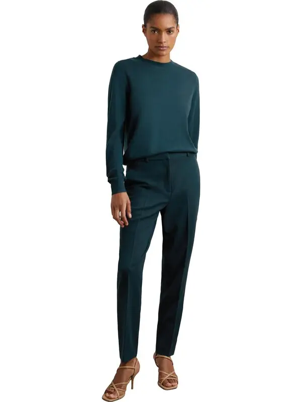 REISS Gabi Slim-fit Suit Trousers - Teal