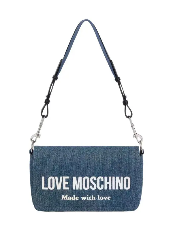Moschino Zip Fastening Shoulder Bag - Blue