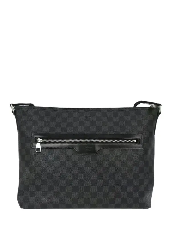 LOUIS VUITTON 2016 Mm Mick Damier Graphite Shoulder Bag - Grey