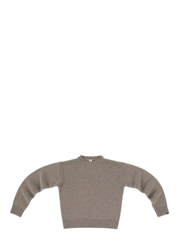 EXTREME CASHMERE X Ribbed Trim Sweater - Neutrals