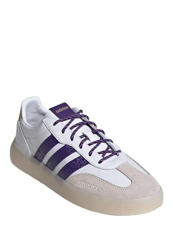 Adidas Washington Huskies Barreda Decode Sneakers - Cloud White / Team College Purple / Team Sand