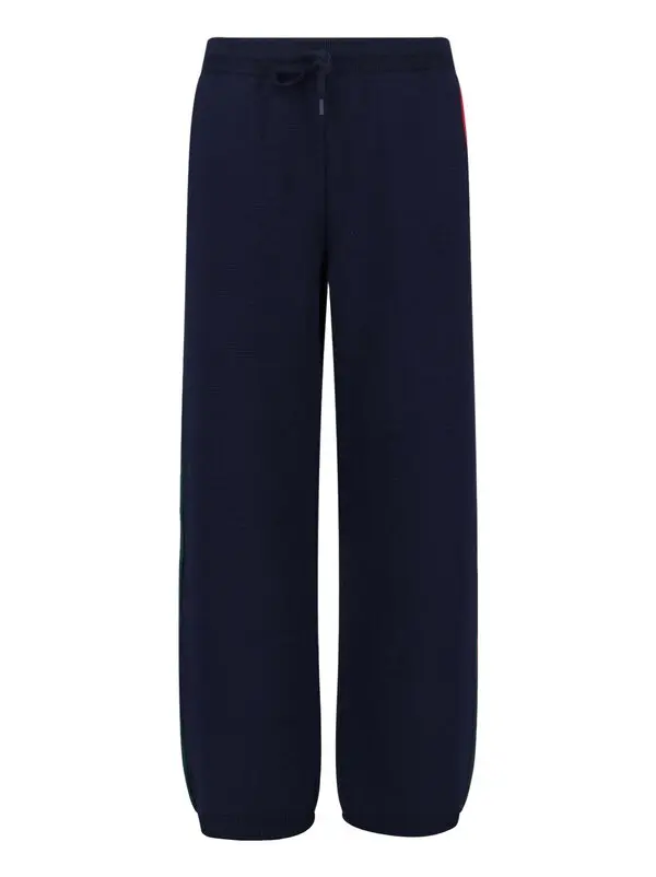Gucci Wool Sports Pants - Blue