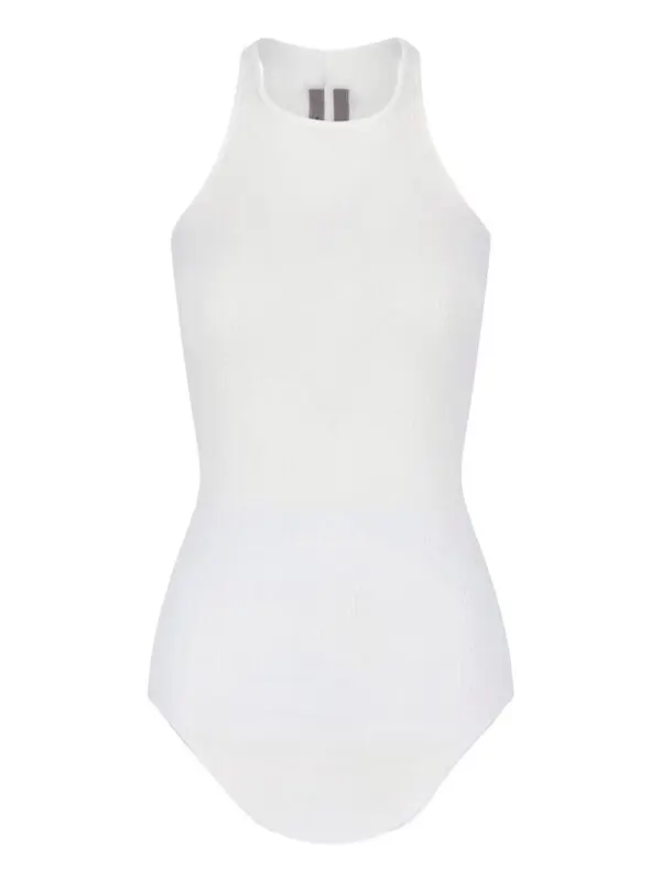 Rick Owens Ribbed Tank Top - White