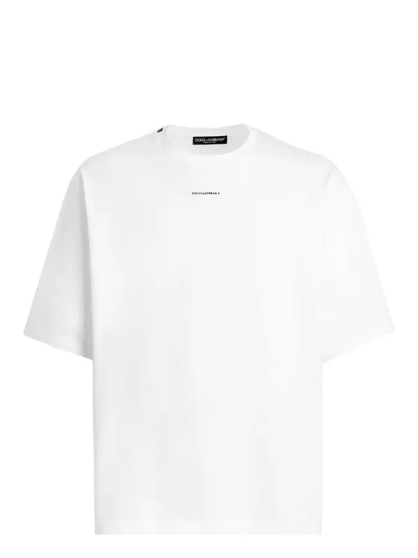 Dolce & Gabbana Oversized T-shirt With Print - White