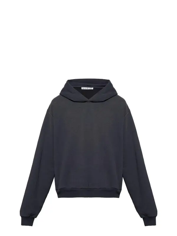 Acne Studios Logo-printed Hoodie - Black