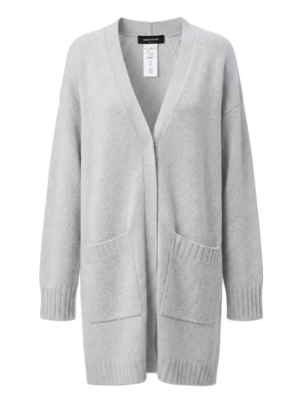 Fabiana Filippi Cardigan With Pockets - Grey