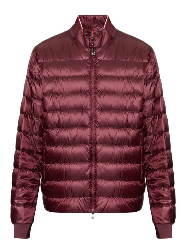Moncler Quilted Down Jacket - Burgundy