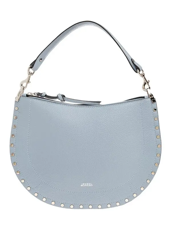 Isabel Marant Oskan Soft Shoulder Bag - Light Blue