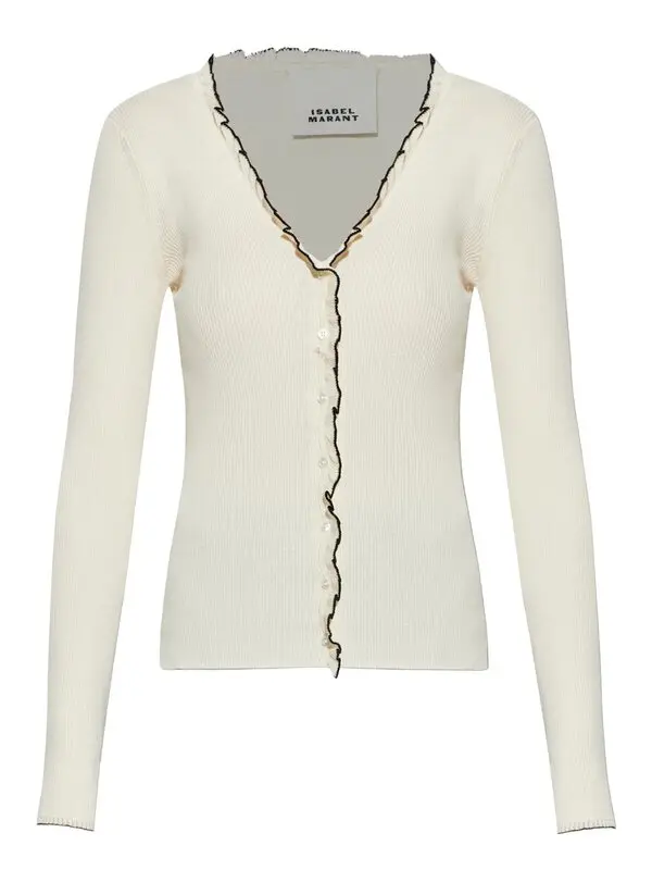 Isabel Marant Izae Cardigan - Cream