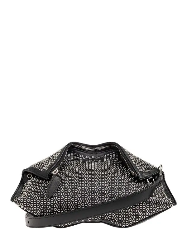 Alexander McQueen Manta Shoulder Bag - Silver