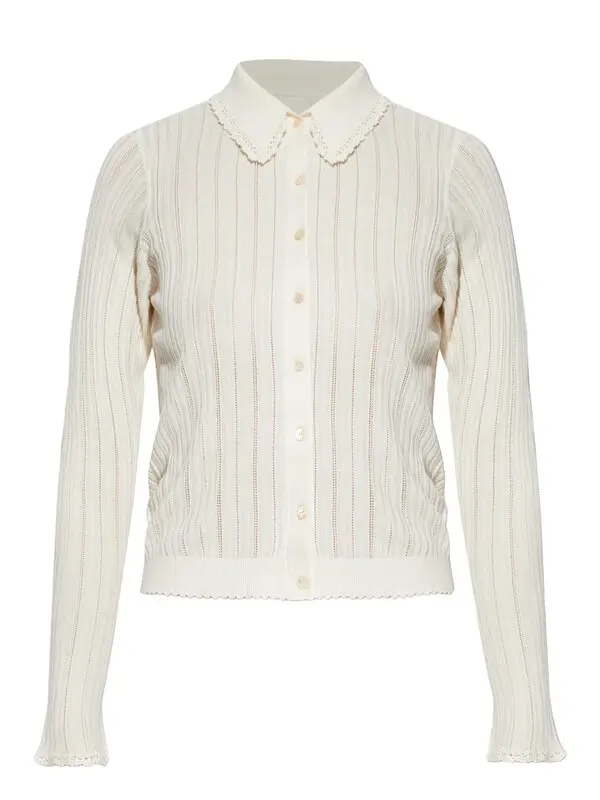Ulla Johnson Lottie Cardigan - Cream