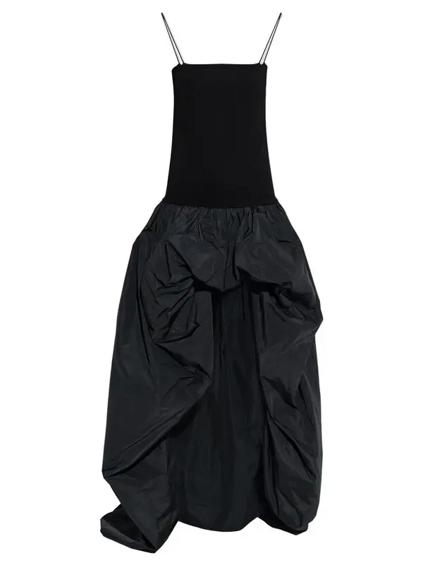 Stella McCartney Asymmetrical Cut Maxi Dress - Black