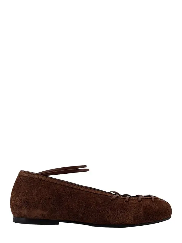 ALOHAS Bumi Suede Ballerinas - Brown