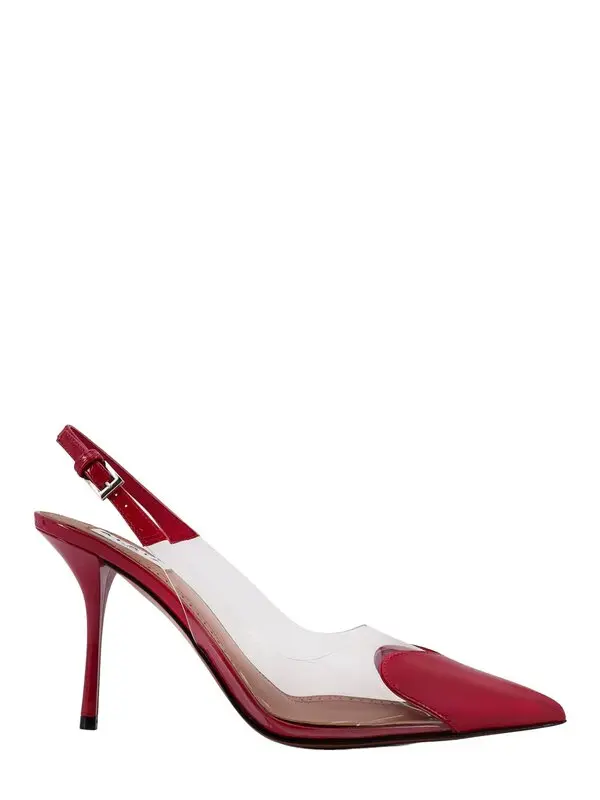 Alaïa Le Coeur Patent Leather Pumps - Red
