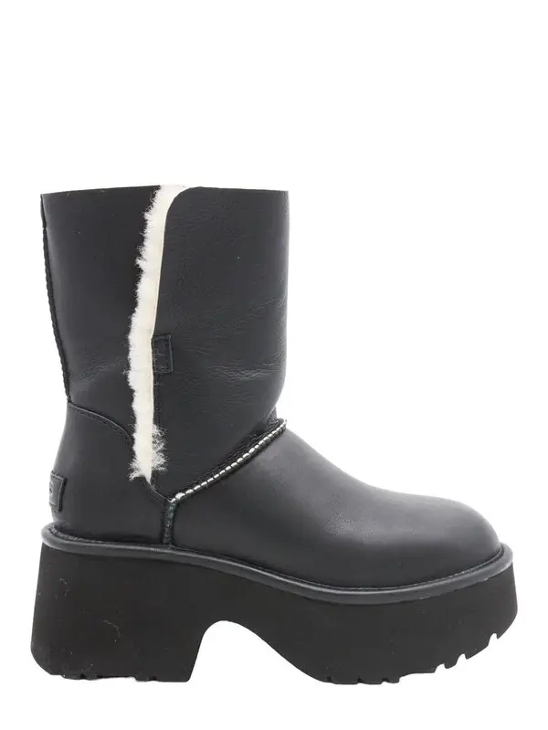 UGG Leather Esme Boots - Black