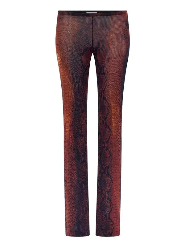 Jean Paul Gaultier Mesh Trousers - Brown