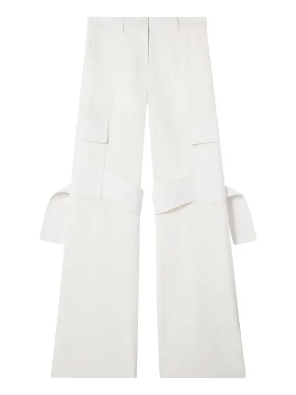COURRÃ¨GES Utility Chaps Trousers - White