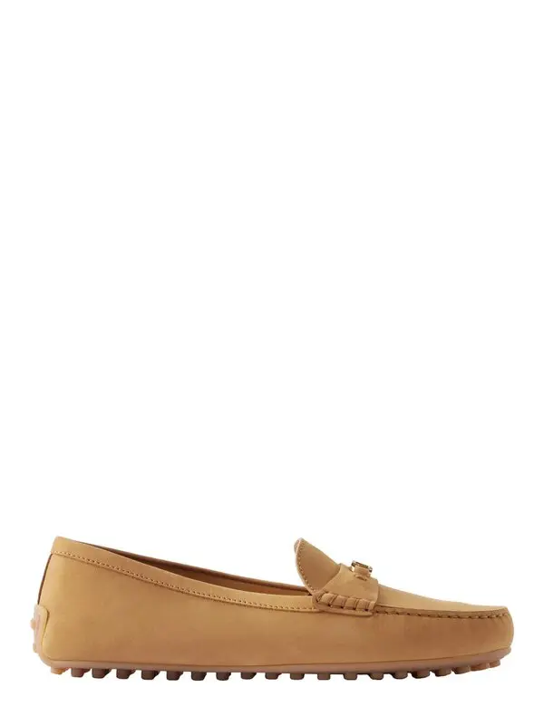 TOD'S Gomma 10l Suede Loafers - Brown