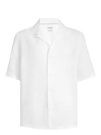 Brunello Cucinelli Short Sleeve Shirt - White