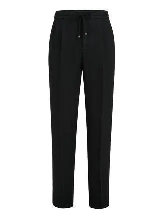 Brunello Cucinelli Trousers With Drawstring - Black