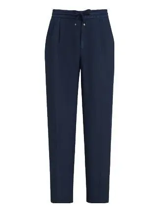 Brunello Cucinelli Trousers With Drawstring - Blue