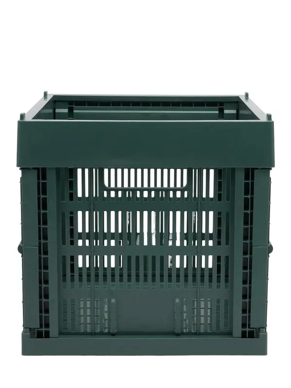 HAY Cube Recycled Colour Crate - Dark Green