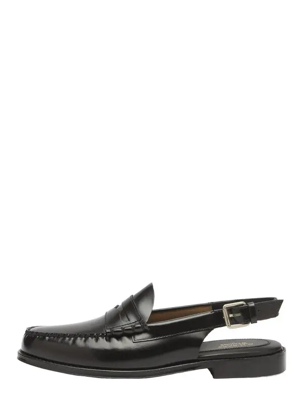 G.H. BASS & CO. Larson Slingback Loafer - Black Leather