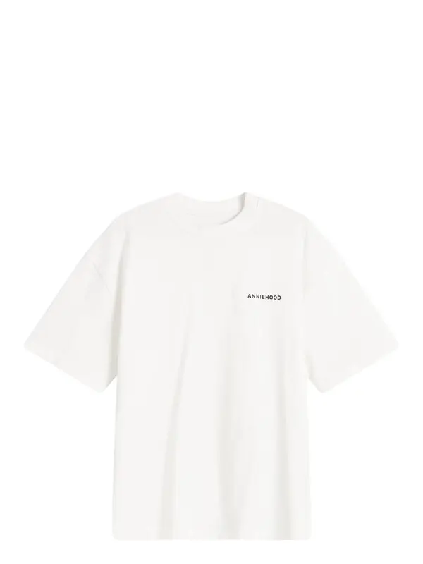 ANNIE HOOD Mini Logo T-shirt - White