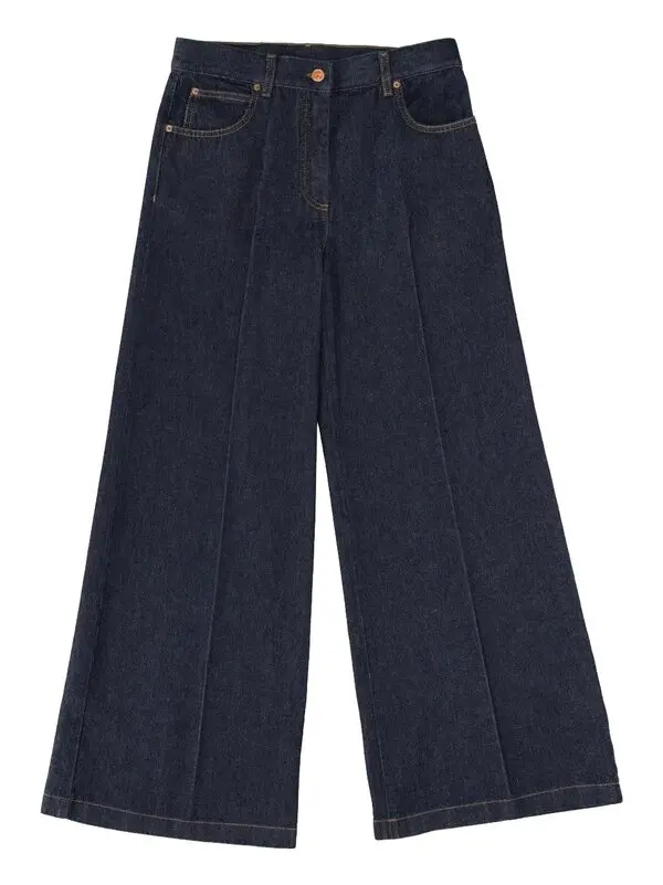 Aspesi Wide Leg Jeans - Navy