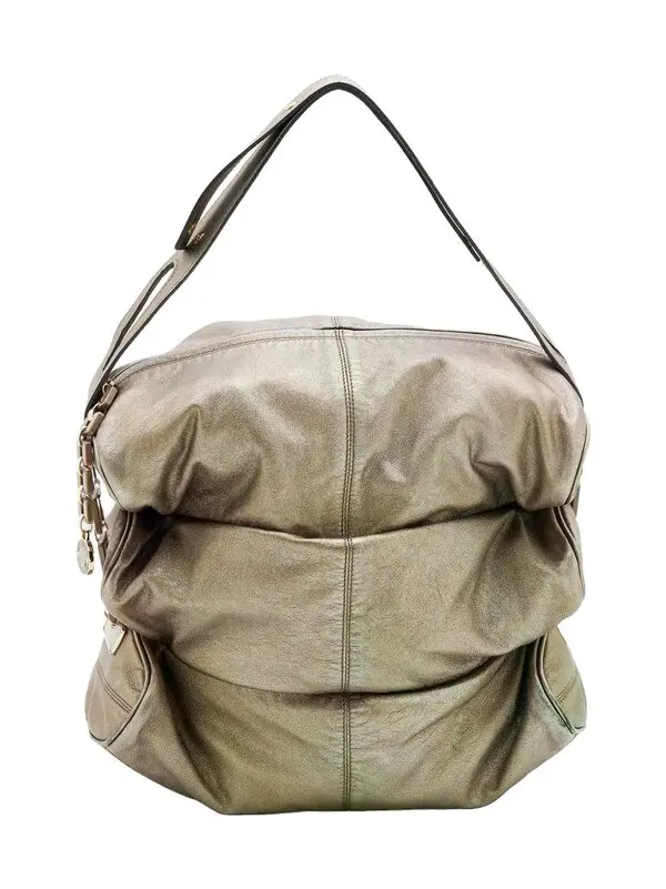 Versace Leather Tote Bag - Grey