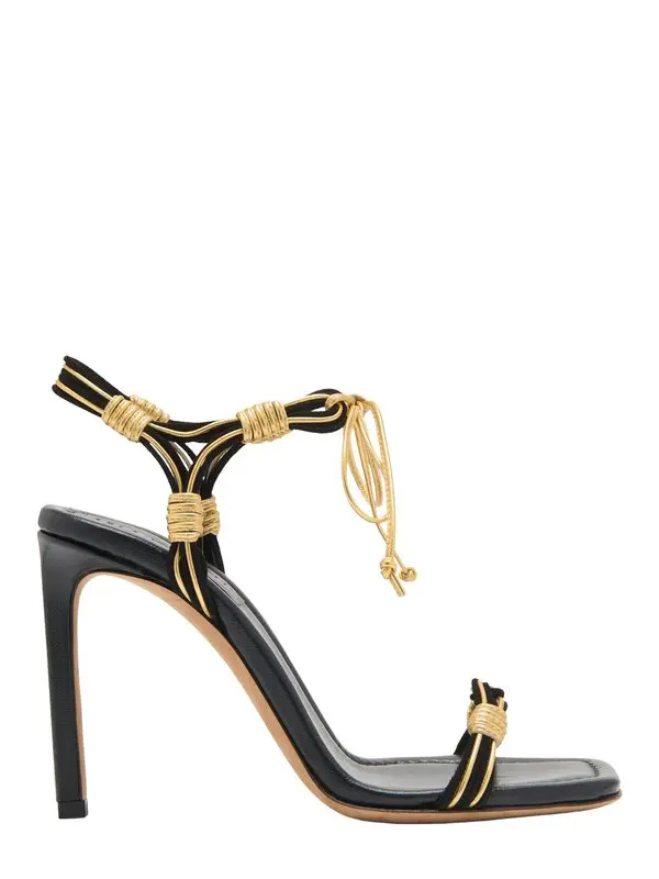 Ulla Johnson Aris High Heel - Gold Noir